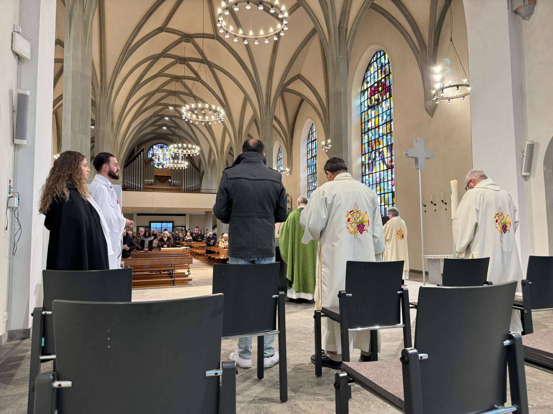 Santa Messa nella Chiesa di San Pietro a Wil nel Canton di San Gallo ...